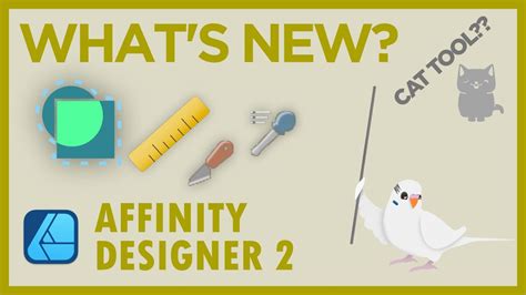 Affinity Designer Version 2 New Features Youtube