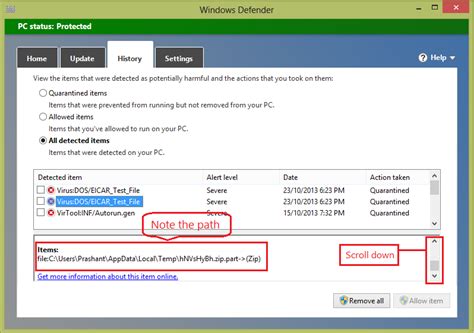 Microsoft Windows Defender Is Giving Error While Scanning Microsoft