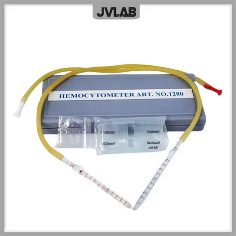 Improved Neubauer Hemocytometer Cell Counting Chamber Set For Laboratory Use
