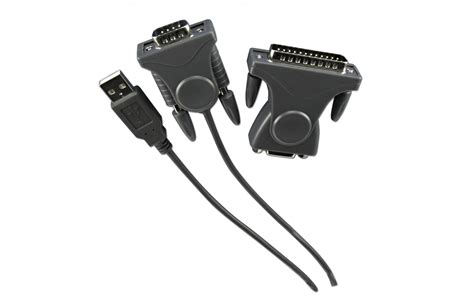 Adaptateur Usb Vers Série Rs232 Db9db25 Connectland