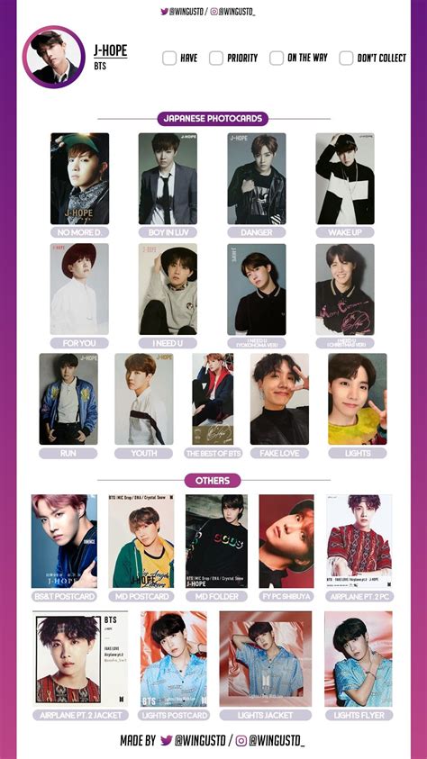 Bts Photocards Template Draw Metro