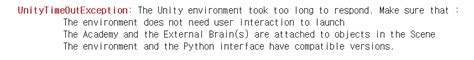 Problem With Unitytimeoutexception How To Solve This Problem In V06 · Issue 1547 · Unity