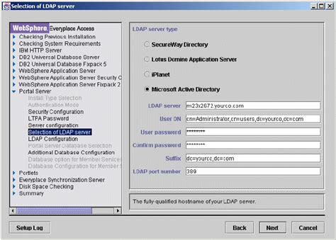 Chapter 8 Iplanet Directory Services In Websphere Everyplace Access Rdb Synchronization