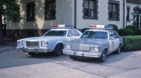 1978 Ford Ltd Ii And 1978 Chevrolet Malibu Police Cars Chevrolet