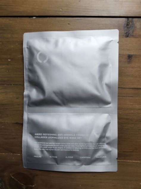 Amiro Refreshing Anti Wrinkle Firmness Collagen Lyophilized Eye Mask