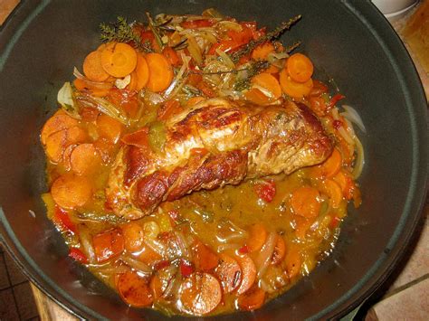 Recette De Filet Mignon De Porc Aux Légumes Dans Son Jus
