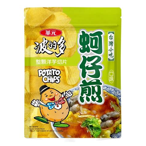 現貨 免運 華元 波的多洋芋片蚵仔煎風味 波的多 蚵仔煎洋芋片 洋芋片 蚵仔煎 大包裝 零食 點心 Hwa Yuan 蝦皮購物