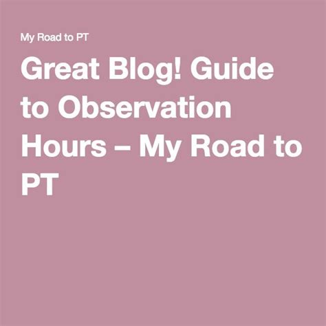 Printable Physical Therapy Observation Hours Form Printable Word Searches