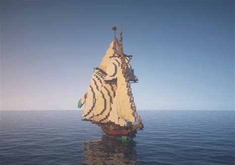 Diagonal Ship Withwithout Shaders Rminecraftbuilds