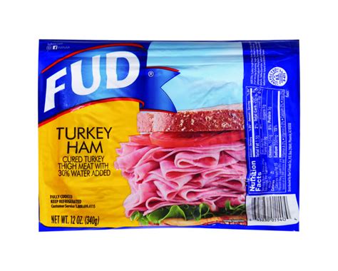 Fud Sliced Turkey Ham 12oz Case Unifoods