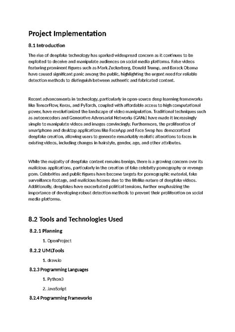 Deepfake Detection Project Implementation Project Implementation 8