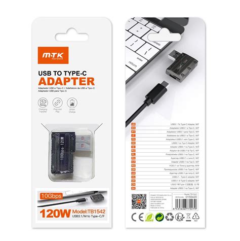 Adaptador Usb 31 Macho A Type C Hembra Soporta Transmisión De