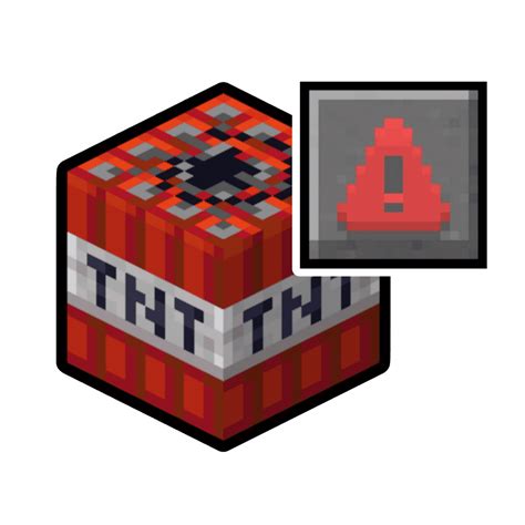 Minecraft Tnt Symbol Tnt Fuse Timer Minecraft Data Pack
