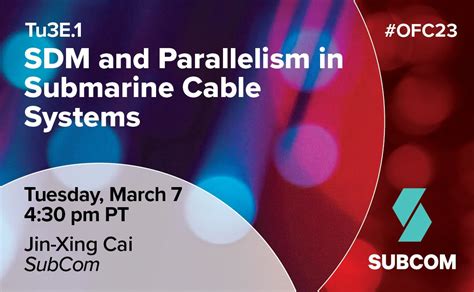 subcom on linkedin ofc23 subseacables digitalinfrastructure workatsubcom