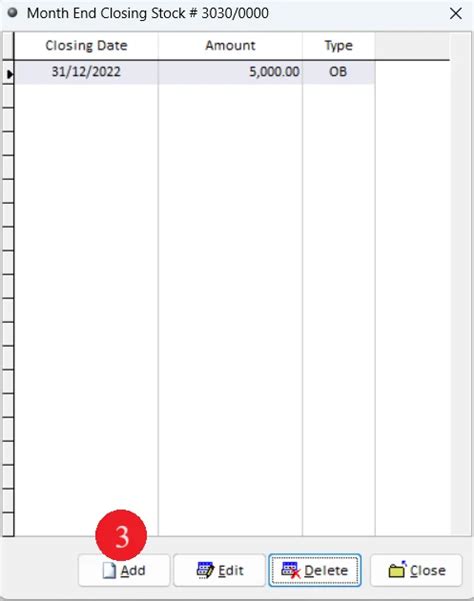 Closing Stock Value Million Software