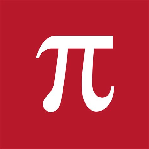 Pi Symbol Red Supergraphictees