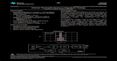 Pdf Infrared Thermopile Sensor In Chip Scalepackage · Chip Pdf Infrared Thermopile Sensor In Chip Scalepackage · Chip