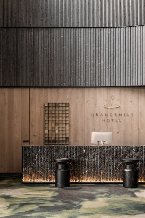 Architecture Dezeen Thermory Wood Cladding Forms Backdrop To Grand