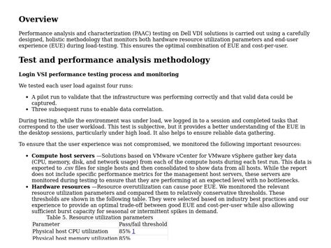 Validation Vdi Design Guide—citrix Virtual Apps And Desktops On Dell Three Tier Infrastructure