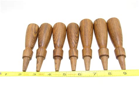 Minty New Set Of 7 Lie Nielsen Exotic Wood Chisel Handles Michael