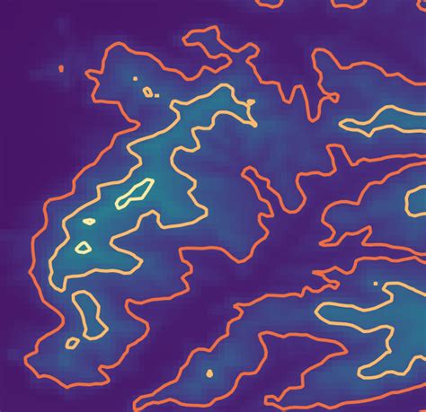 Making Elevation Contours Of Raster Smoother Using QGIS