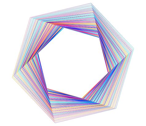 Premium Vector Design Element Rotation Intersection Overlay Black Thin Lines Forms Frame For