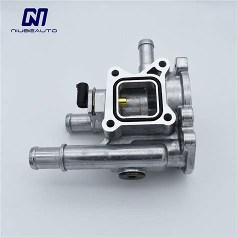 NIUBEAUTO Aluminum Engine Cooling Thermostat Housi Grandado