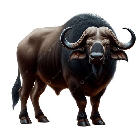 African Buffalo On White Background African Buffalo Buffalo Png