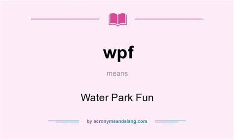 Wpf Water Park Fun In Undefined By