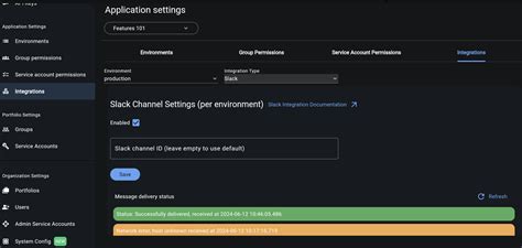 Slack Integration Featurehub Docs