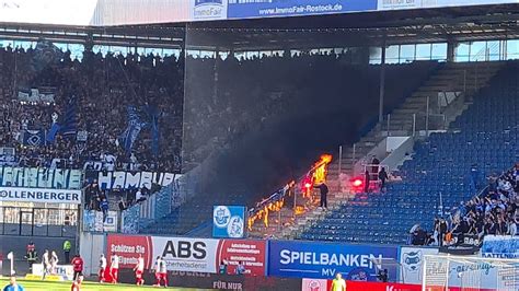 FC Hansa Rostock Vs HSV Saisonfinale 34 Spieltag Bus Choreo