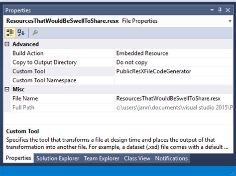 Jan David Narkiewicz Developer Visual Studio Making A Resource File