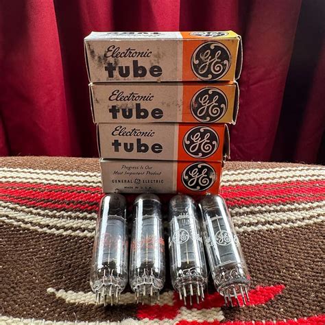 Ge Matched 6bq5 El84 Amplifier Power Tubes Quad Quartet Reverb