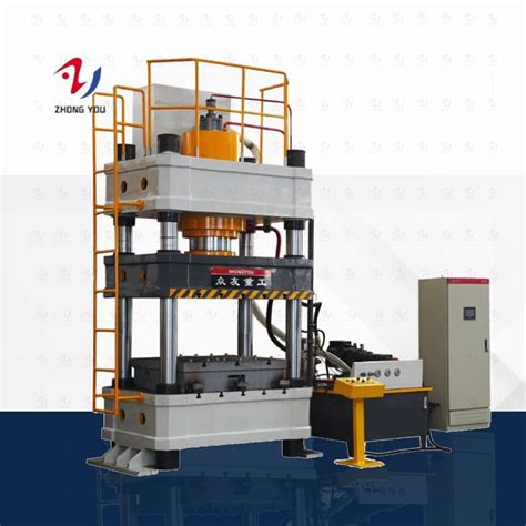 315 500 800t Four Column Double Action Deep Drawing Hydraulic Press For Metal Forming