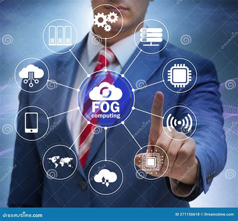 Fog And Edge Cloud Computing Concept Stock Photo Image Of Online Digital