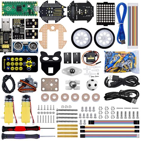 Beetlebot In Robot For Raspberry Pi Pico Lego Blocks Compatible Keyestudio Ks