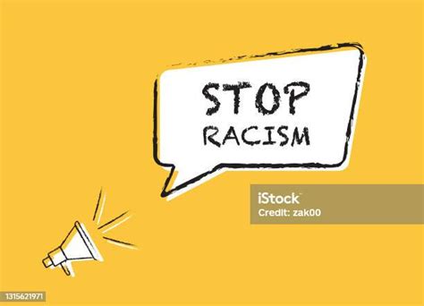 인종차별을 중지 사회 정의에 대한 스톡 벡터 아트 및 기타 이미지 사회 정의 아이콘 편견 Istock