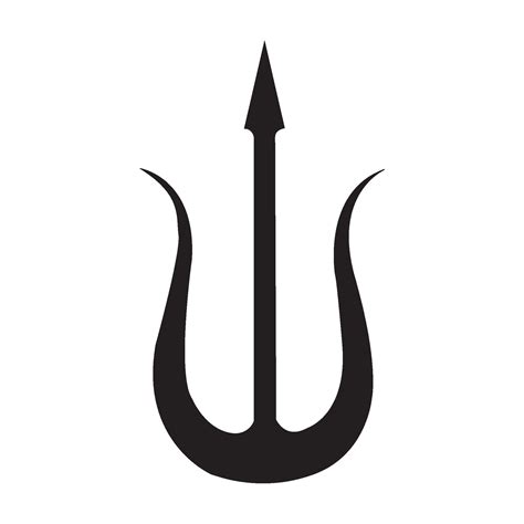 Trident Icon Logo Vector Design Template 36884089 Vector Art At Vecteezy