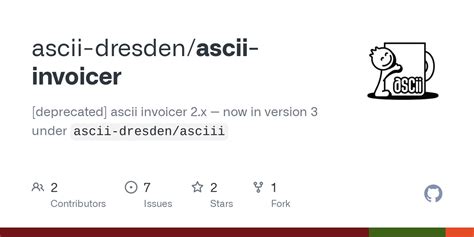Github Ascii Dresden Ascii Invoicer Deprecated Ascii Invoicer X