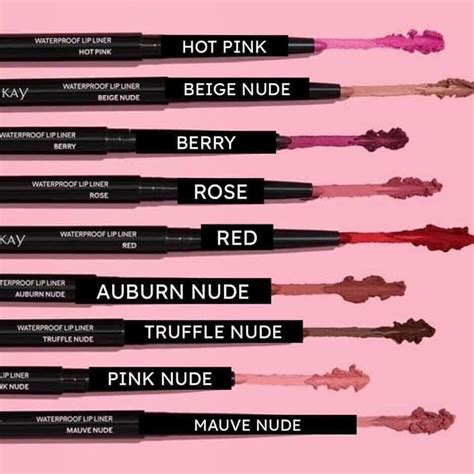 BRAND NEW Mary Kay Waterproof Lipliner Available Beige Nude Hot Pink