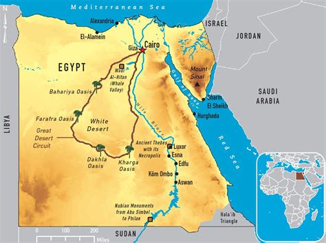Nile River Delta Map