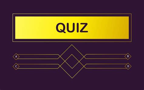 Premium Vector Vector Layout Of The Quiz Question With Choice Of Text