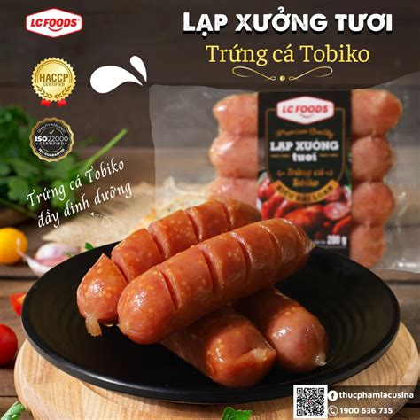 Lạp Xưởng Tươi Trứng Cá Tobiko 250g Lc Foods
