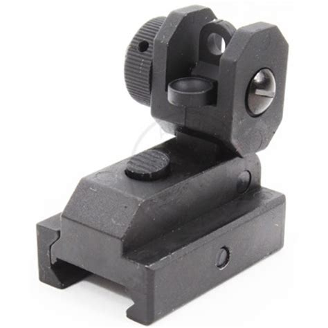 Src Airsoft Full Metal Flip Up M4 M16 Cqb Rear Iron Sight Airsoft
