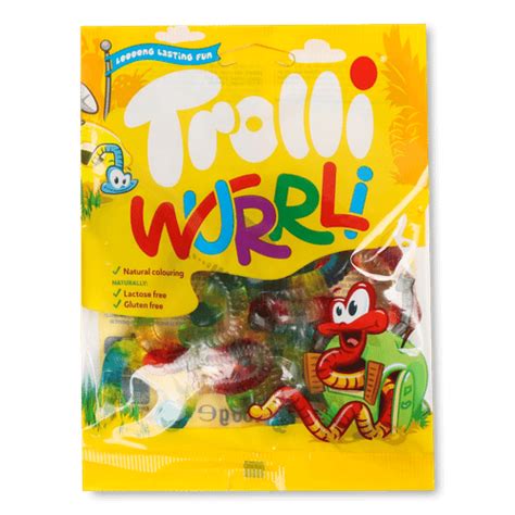 Цукерки Trolli Wurrli жувальні 100г онлайн супермаркет Сільпо