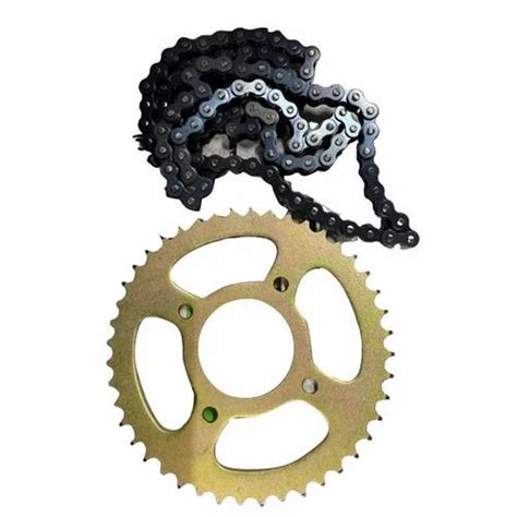 Mild Steel Bike Tvs Apache Motorcycle Chain Sprocket Kit At ₹ 310 Piece