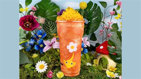 Nintendo Pikmin And Kung Fu Tea Teams Up To Bring You Boba Nintendo