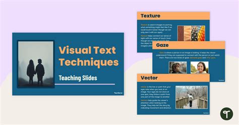 Visual Text Techniques Teaching Slides Teach Starter