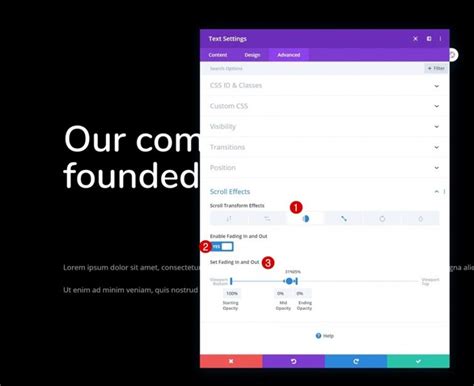 How To Tell Your About Story On Scroll With Divi