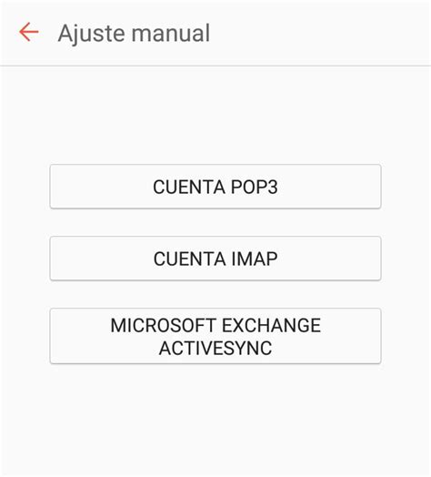 Configuración de correo electrónico en Android Nivel5 Group
